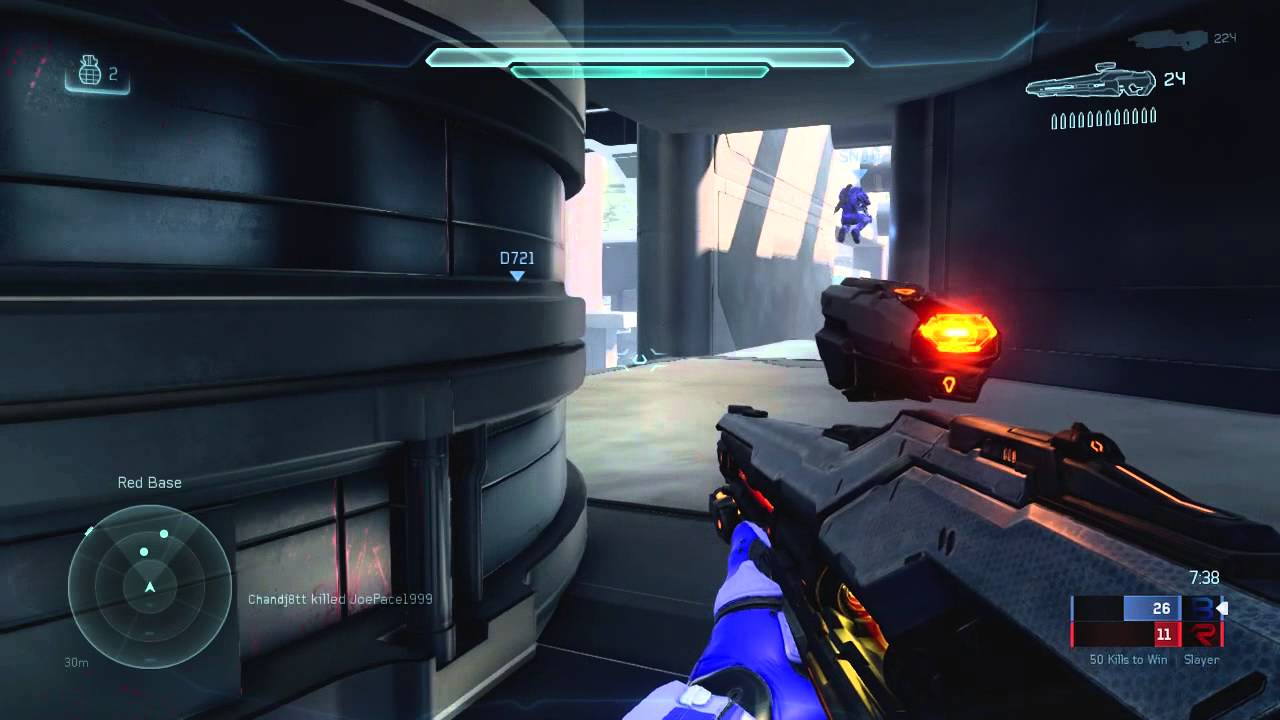 (LIGHT RIFLE IS AWESOME) Halo 5 Beta: Team Slayer - Pegasus W ...