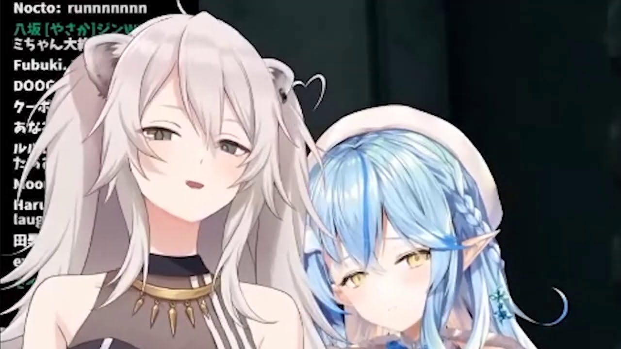 Teasing Botan Scares Lamy in A Horror Game [Home Sweet Home] - YouTube