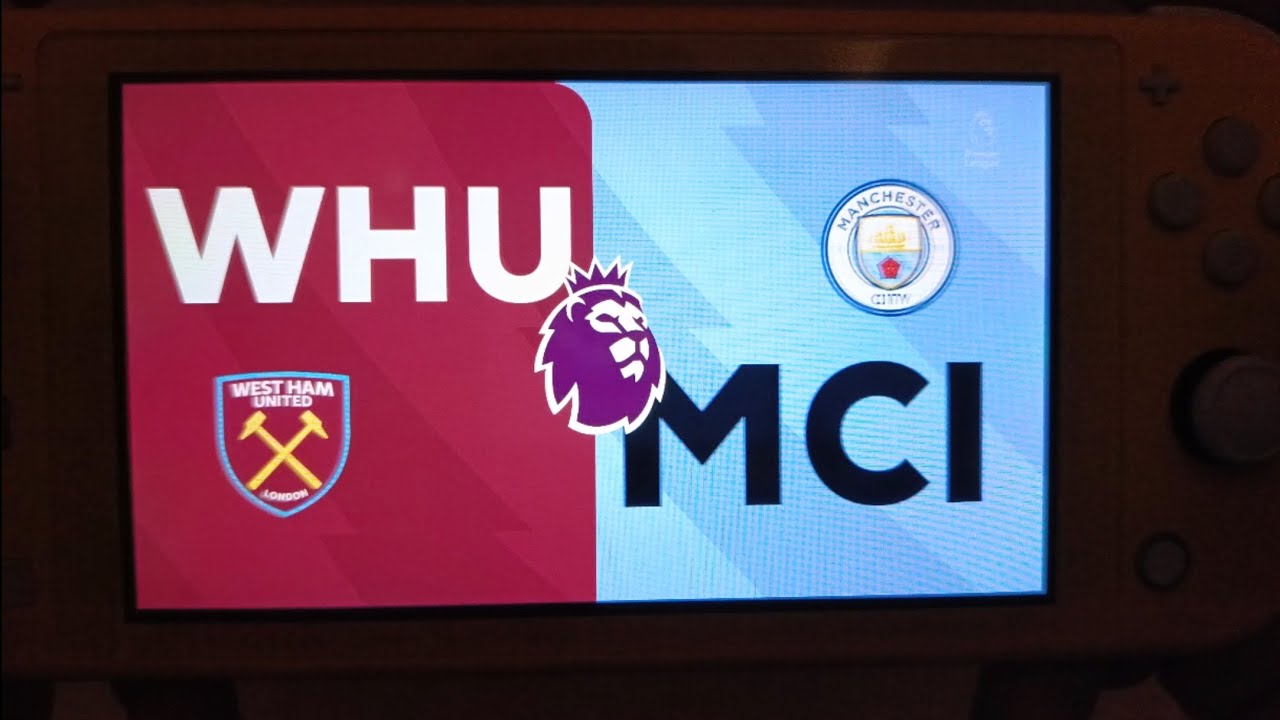 MANCHESTER CITY VS WESTHAM UNITED PREMIER LEAGUE MATCHDAY 5 (NINTENDO ...