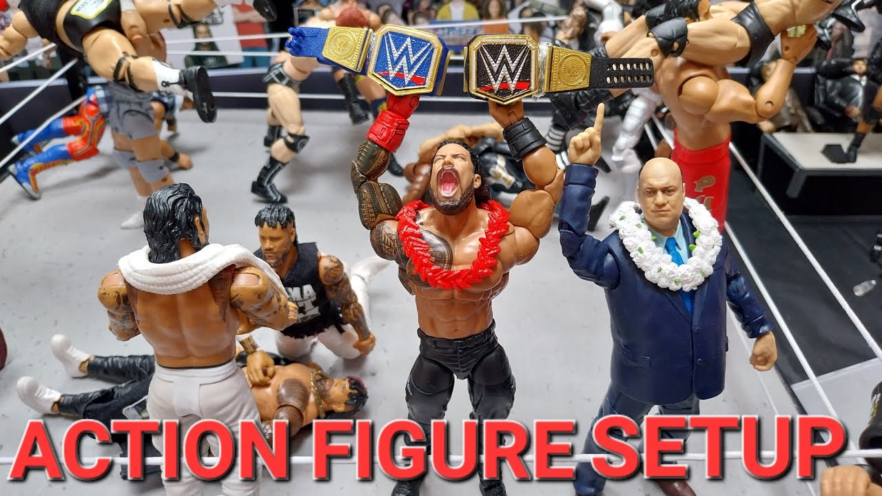 Wwe Action Figure Setup! - YouTube