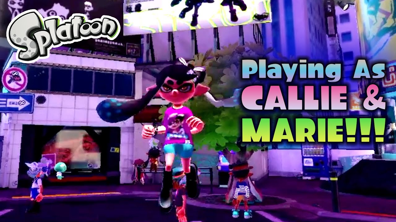 Playing as CALLLIE & MARIE!!! | Splatoon 1 Wii U | LIVE on Pretendo ...