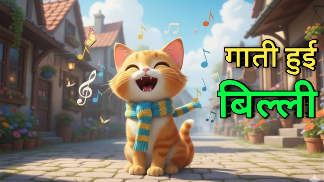 "Meena Ki Magical Kahani 🐱 | 3D Cartoon Story | Hindi Kahani for Kids ...