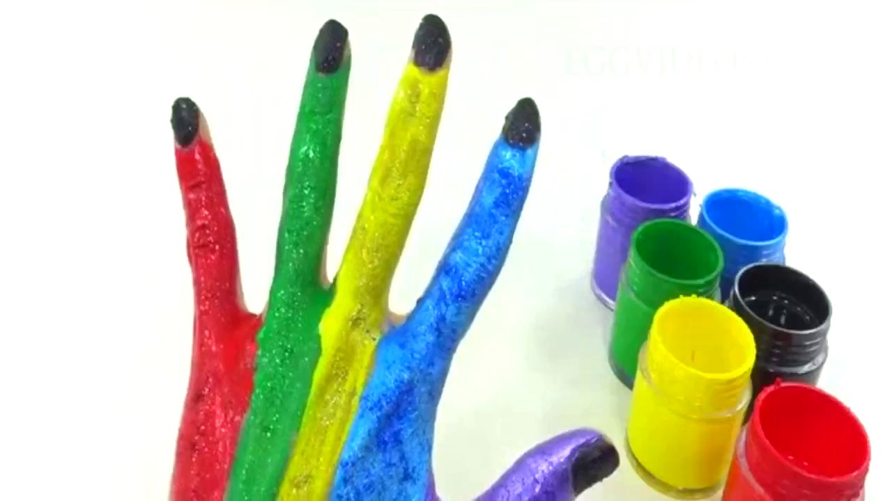 Learn Colors for Children, and Toddlers. This is Body Paint Finger ...