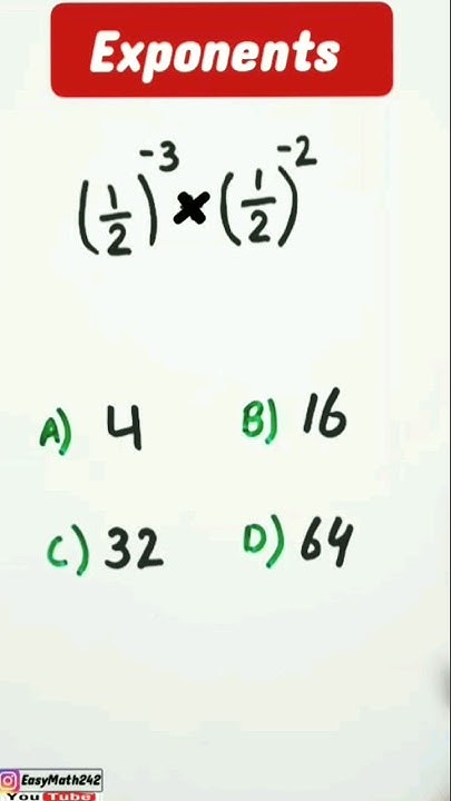simplify the exponential expression #exponents - YouTube