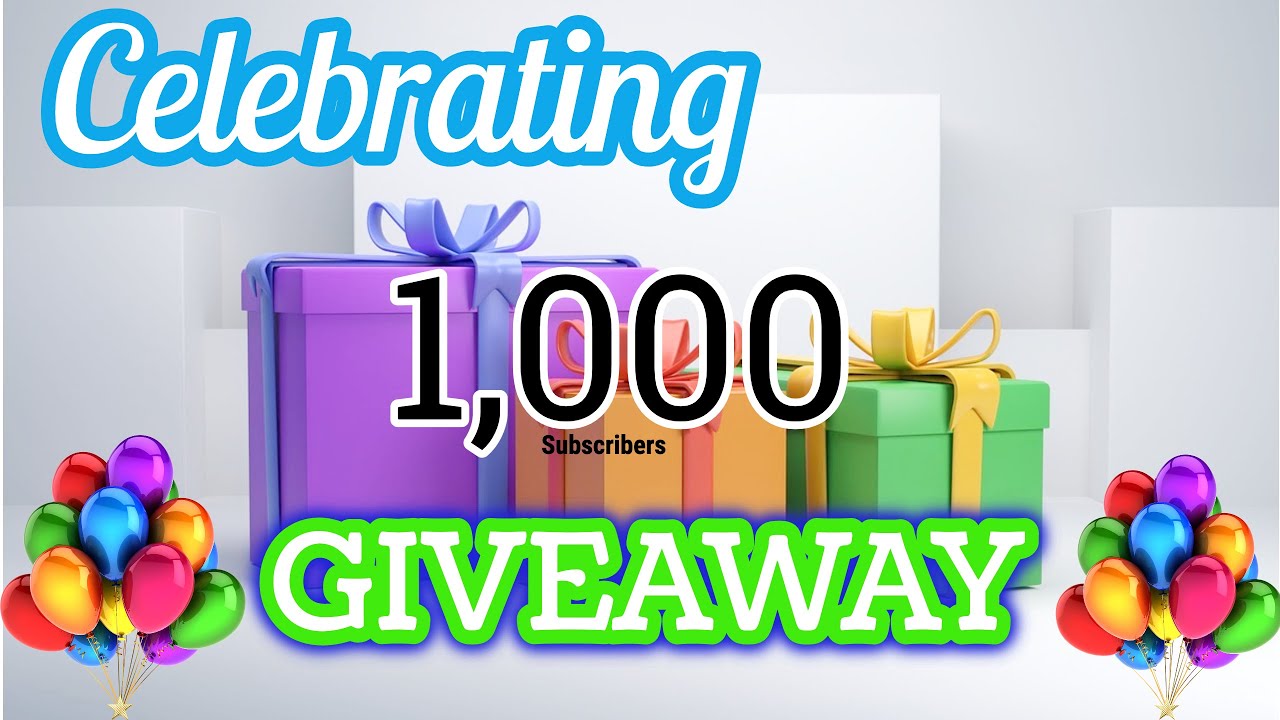💰🎁 Celebrating 1K Amazon Gift Card Giveaway 💰 🎁 1,000 Thank you ...