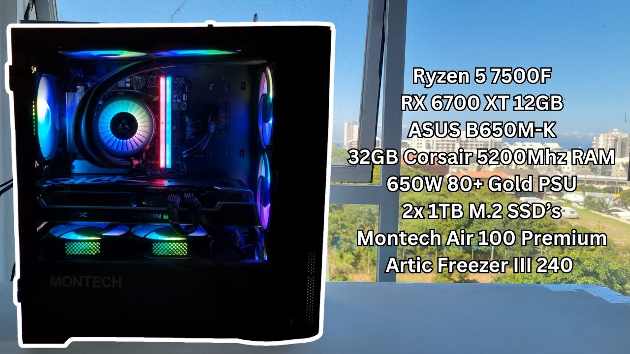RX 6700 XT & Ryzen 5 7500F - Quick Build + Benchmarks - YouTube