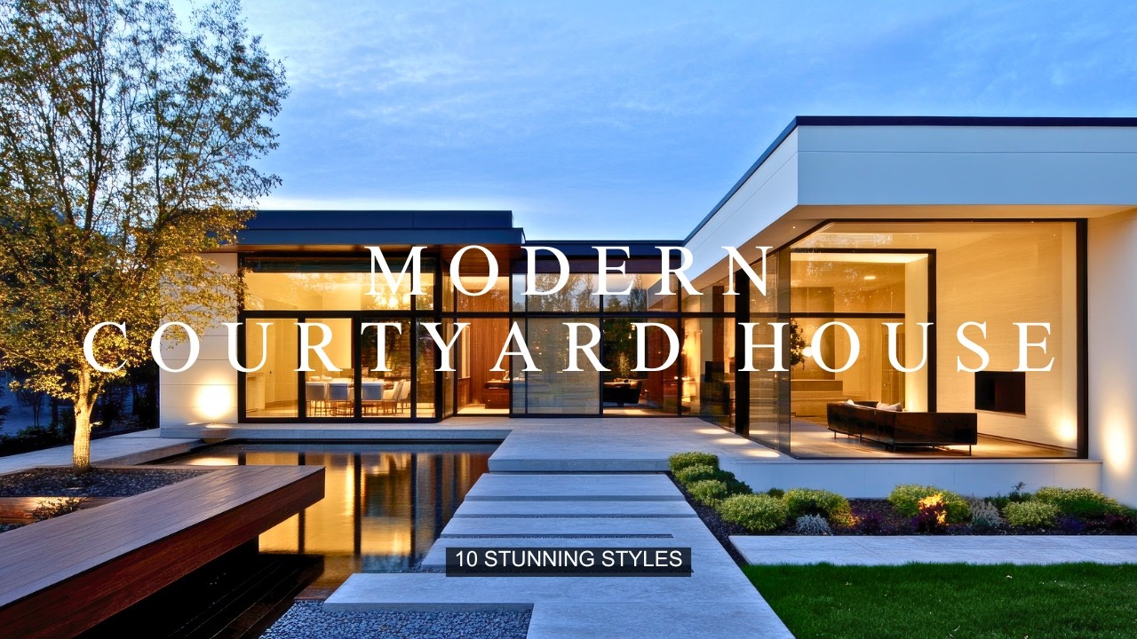 Modern Courtyard House Design Concepts: Explore 10 Stunning Styles ...