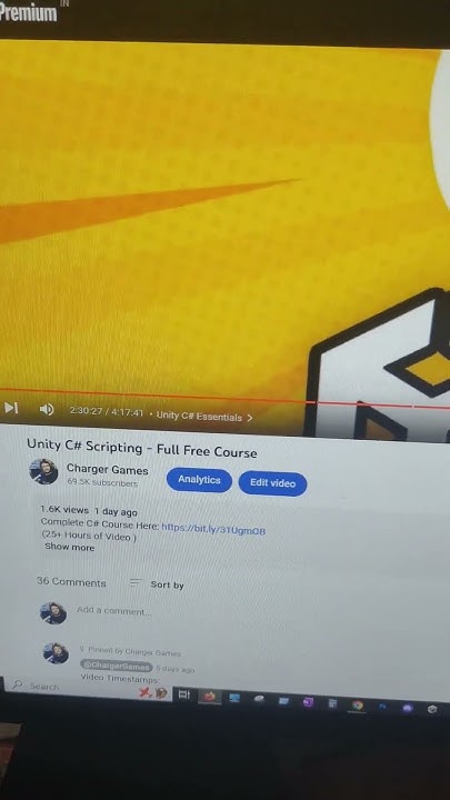 Unity C# Scripting Full 4 Hour Course - Free - YouTube