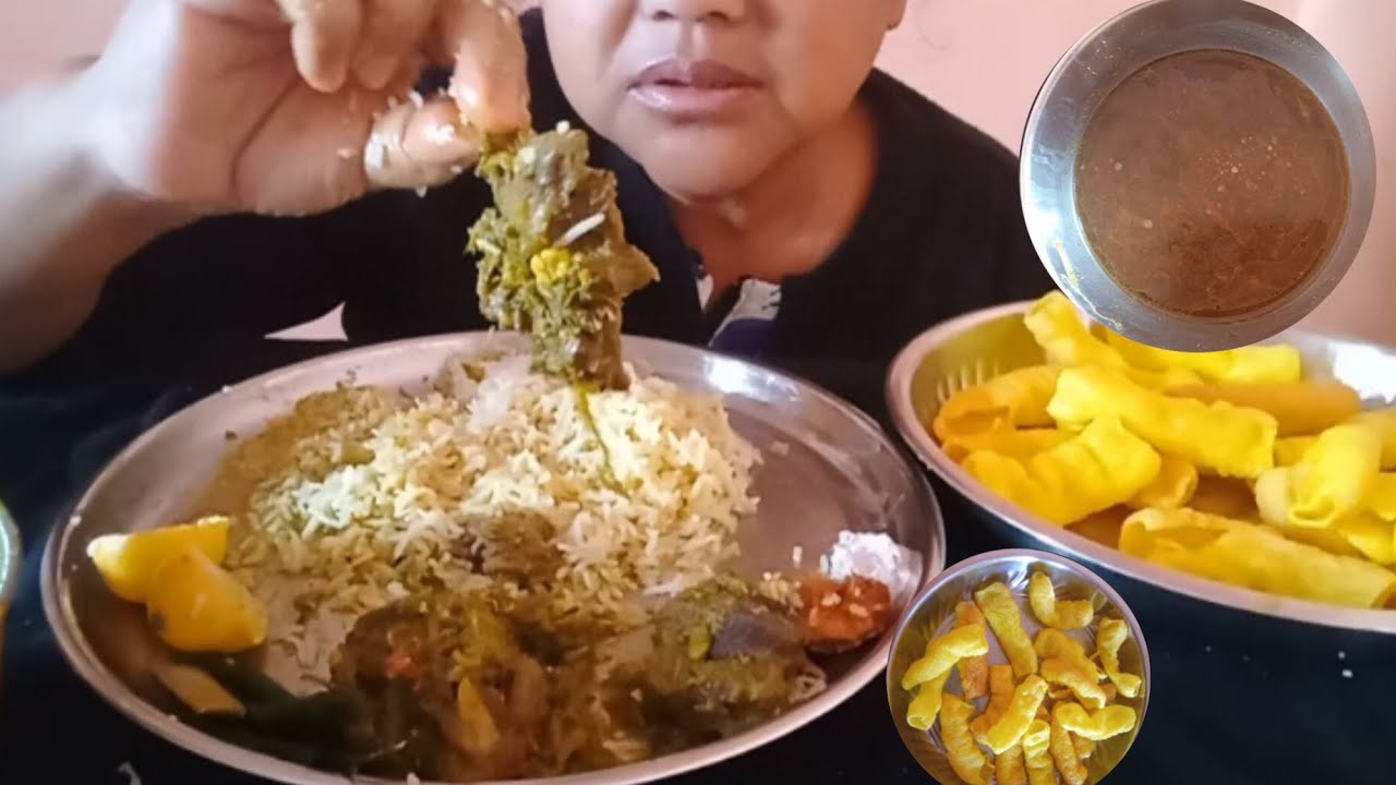 Mutton Gravy Long Papad White Rice Very Tasty tasty Mutton Gravy My ...