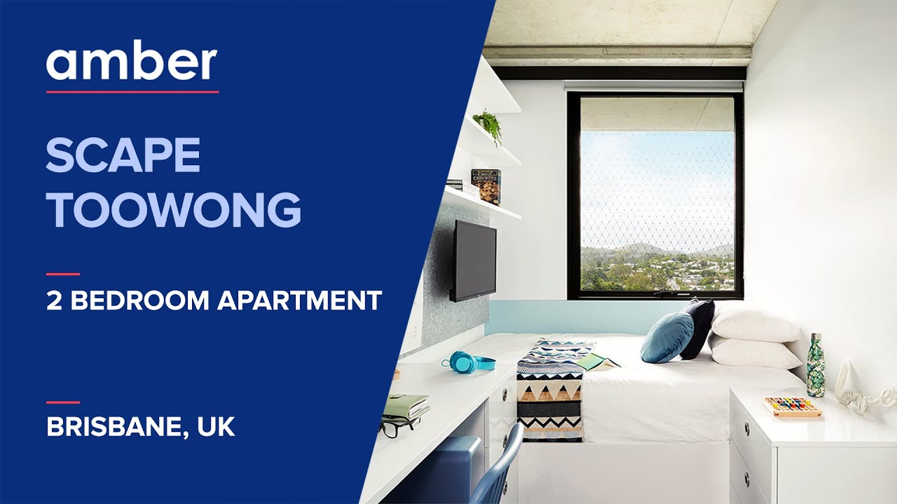 2 Bedroom Apartment | Scape Toowong | Student Accommodation in Brisbane ...