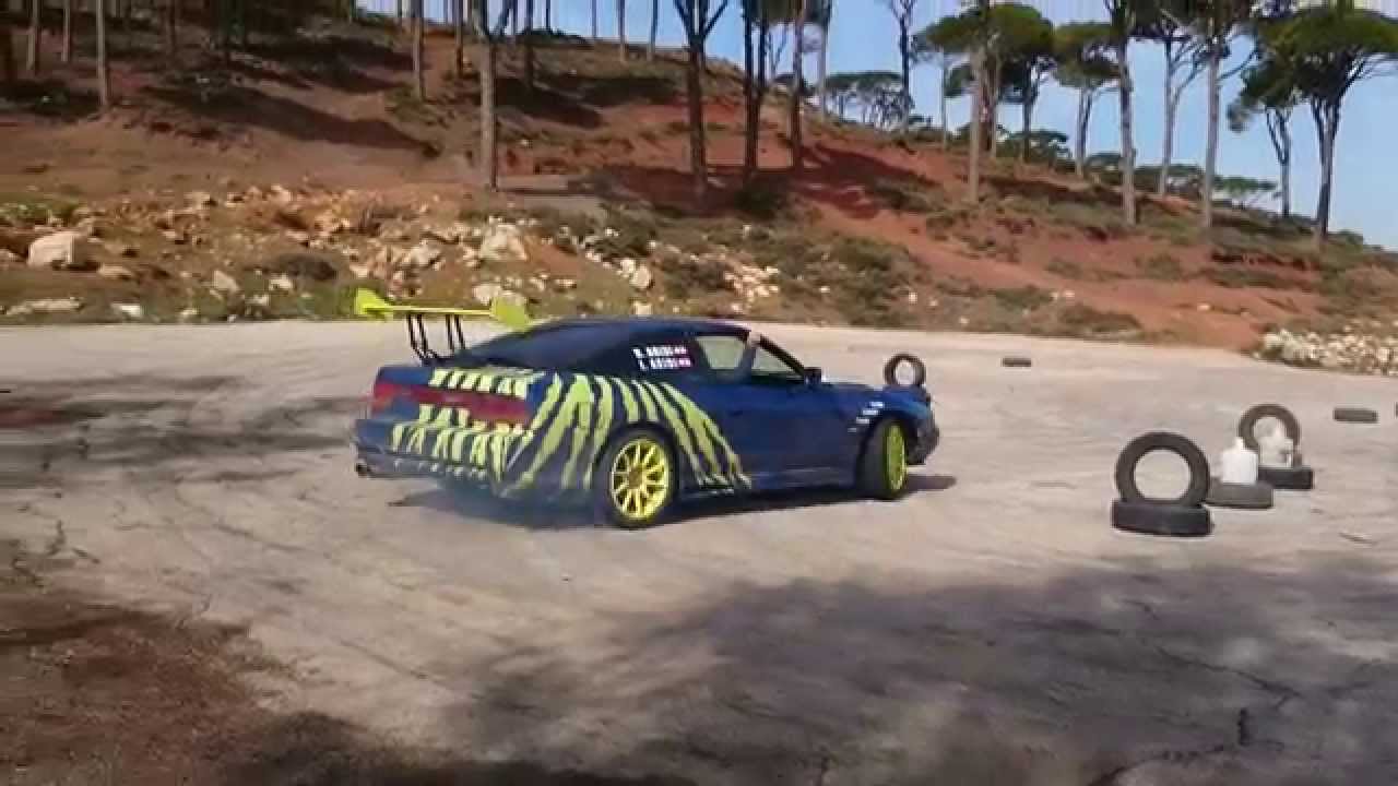 200SX S13 Drift Bilal & Nour Aridi Jan 2015 - YouTube