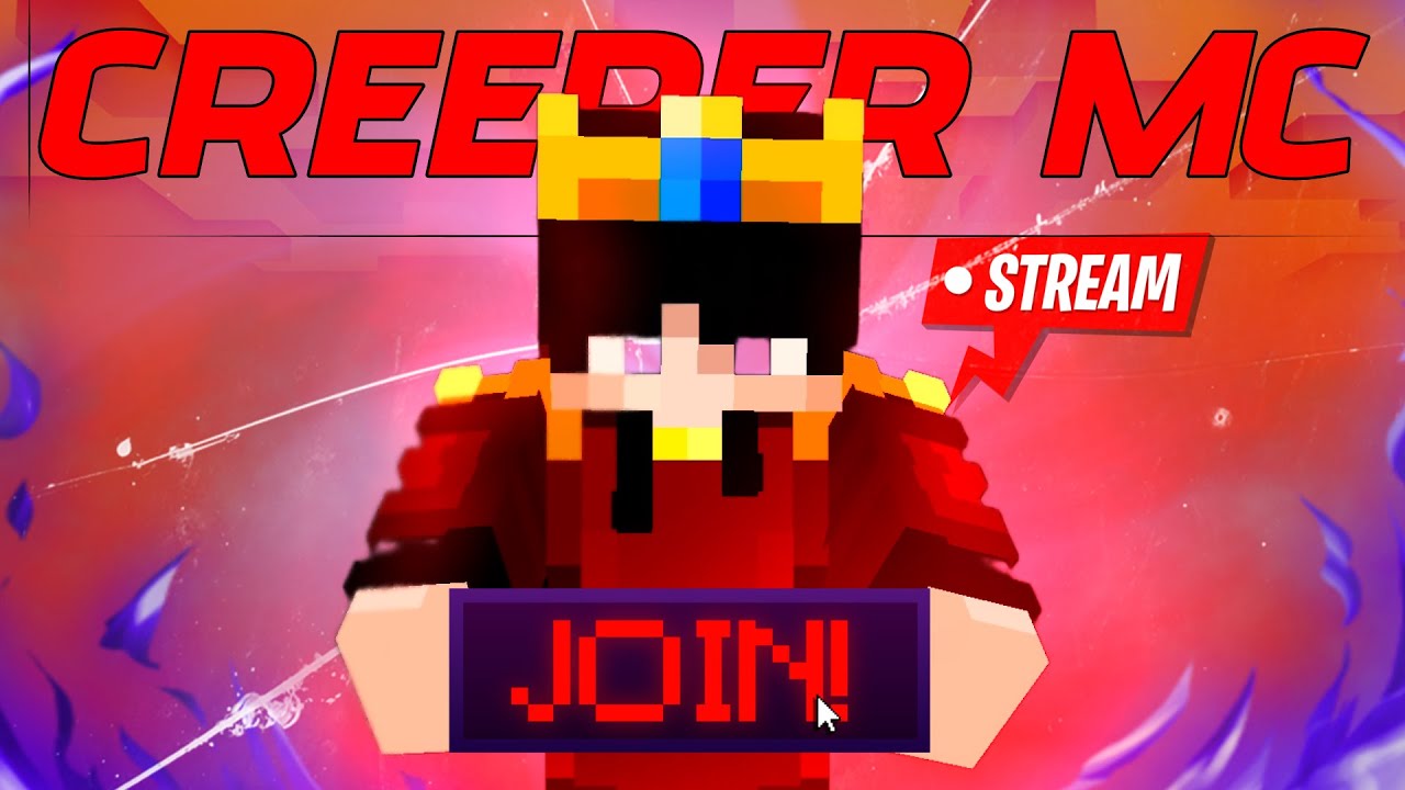 🔴MINECRAFT LIVE ! | CREEPER MC | JAVA + BEDROCK | FREE FOR ALL | 24/7 ...