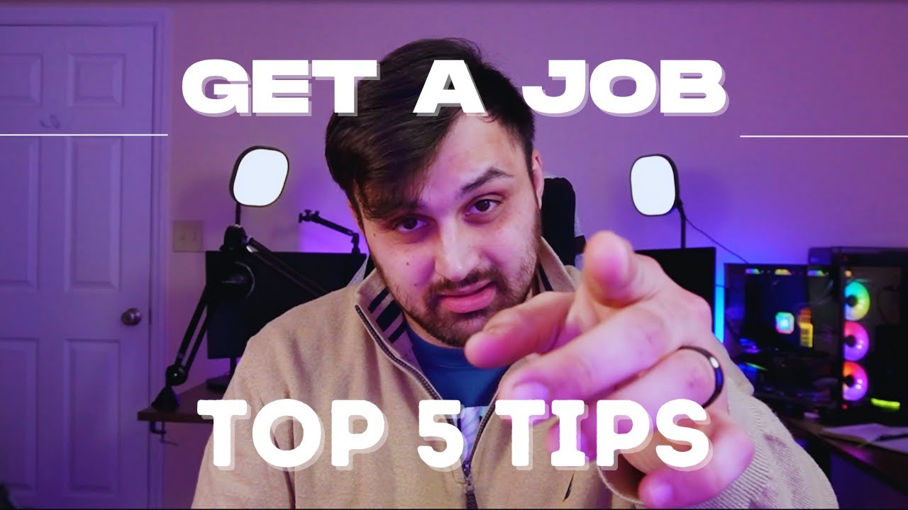 How to get a job in TECH (MY 5 TIPS) - YouTube