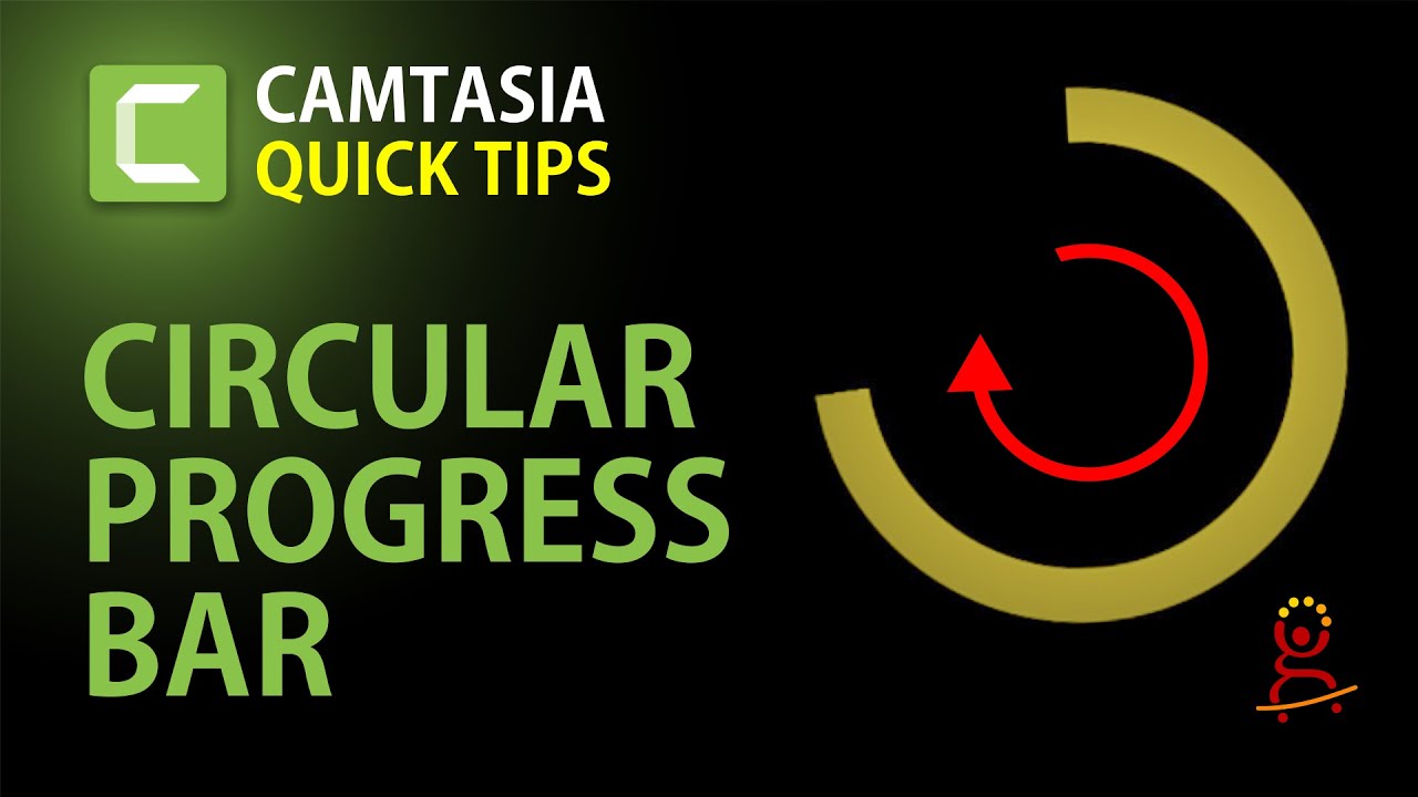 How to make a circle progress bar animation in Camtasia - YouTube