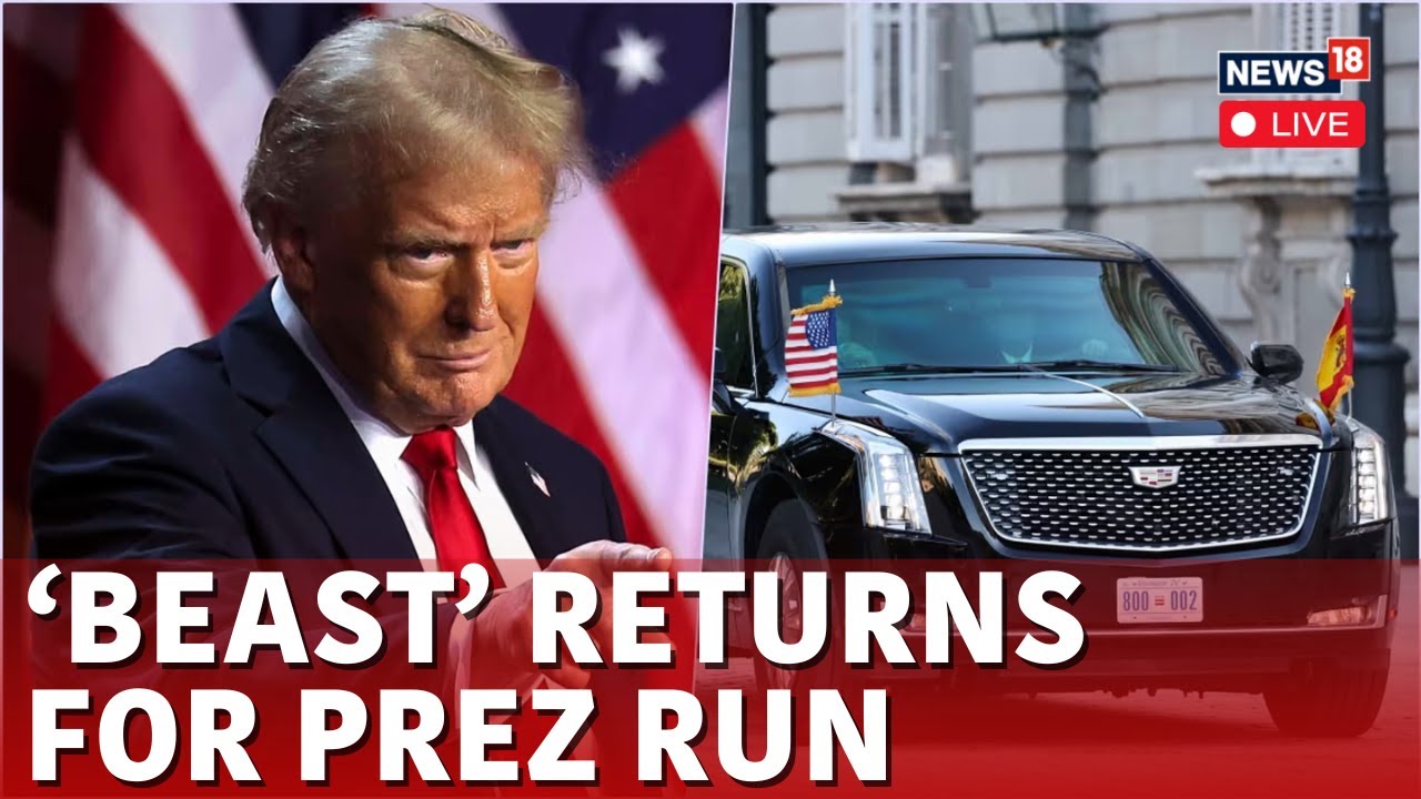 Trump Enters In ‘The Beast,’ To US Capitol For Inauguration | Iconic ...