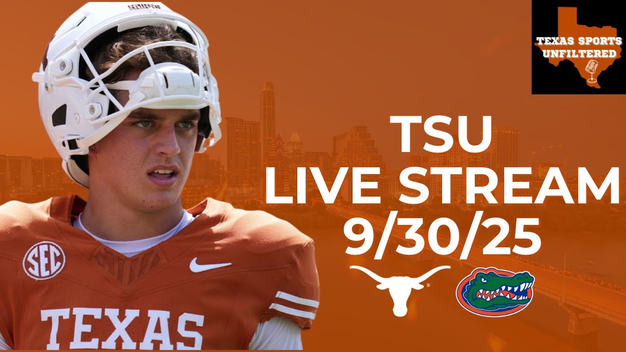 Texas Football Preps for SEC Opener @ Florida | LIVE | 9/30/25 | NFL ...