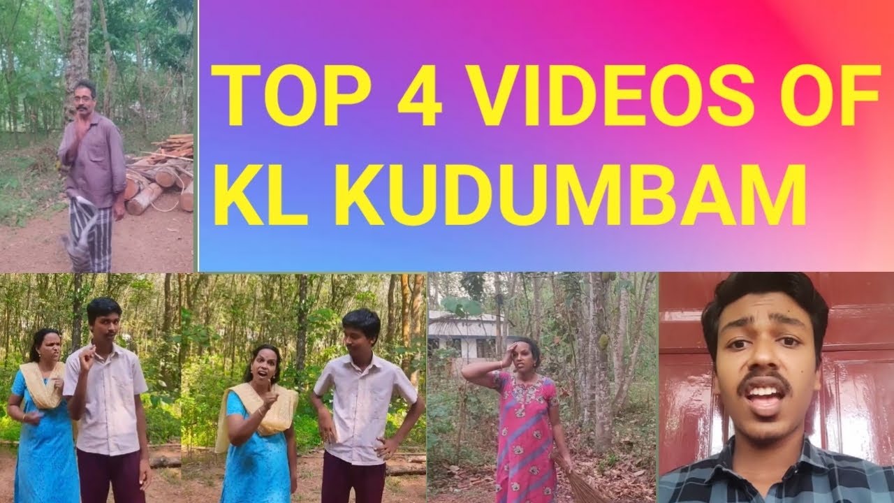 Top 4 videos of Kl Kudumbam. comedy videos 🤣🤣 - YouTube