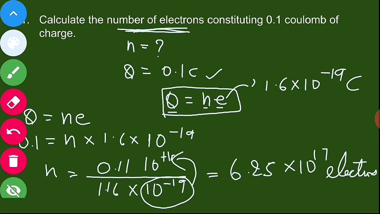 Electricity Part-03 Numericals based on I = Q/t - YouTube