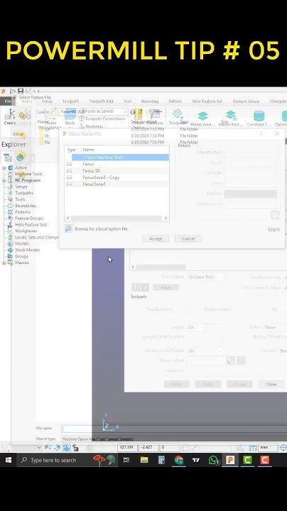 NC Program #autodeskpowermill #powermill #cadcam #powermill2020 #powermill2023 #cadcammentor ...