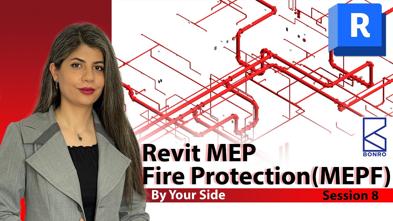 Revit MEP Fire protection Masterclass - Session 8: Fixing Pipes and Beams Clashes - YouTube
