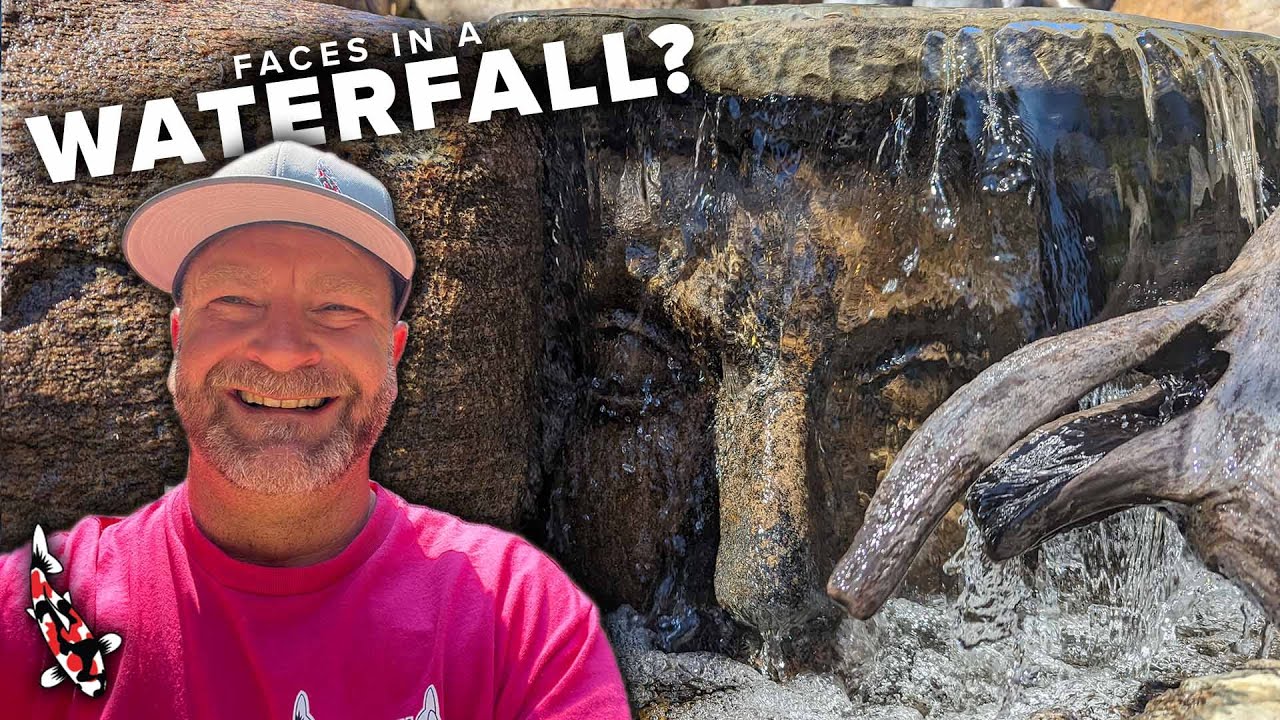 Face Statues in a Waterfall? | Level Up Your Water Feature Builds - YouTube