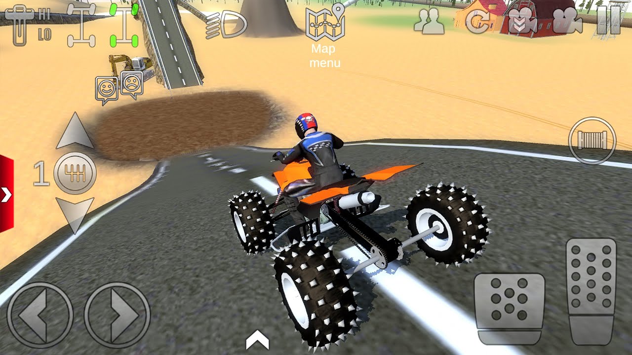 Motor Dirt orange Quad Bike Uphill Off_Road #1 - Offroad Outlaws Bike ...