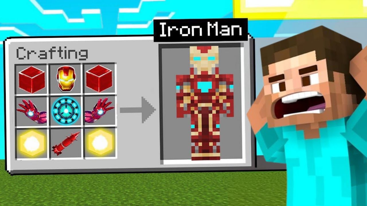 Iron Man Mod for Minecraft (1.21.60) | Iron Man Mod Minecraft Pocket ...