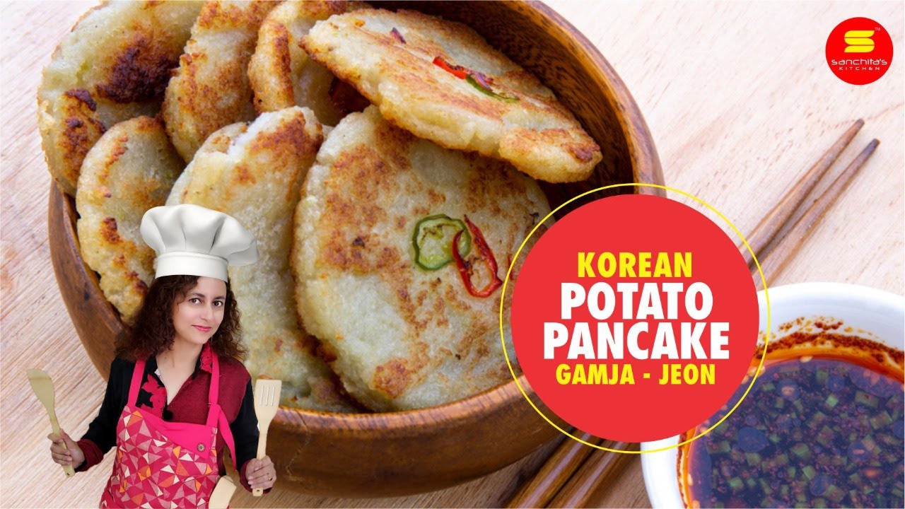 Potato Pancakes Korean Recipe | Gamja - Jeon | Easy Potato Recipes ...