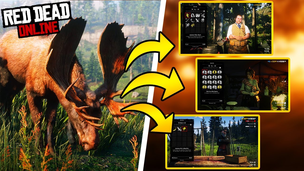 Making MONEY From Red Dead Online Legendary Animals (RDR2 Online) - YouTube