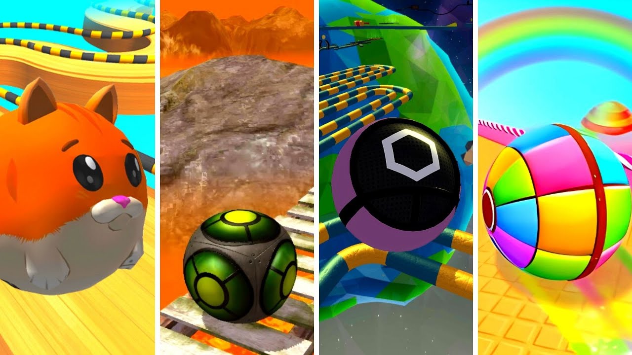 Going Balls vs Rollance vs Action Balls va Candy Ball Run - All level ...