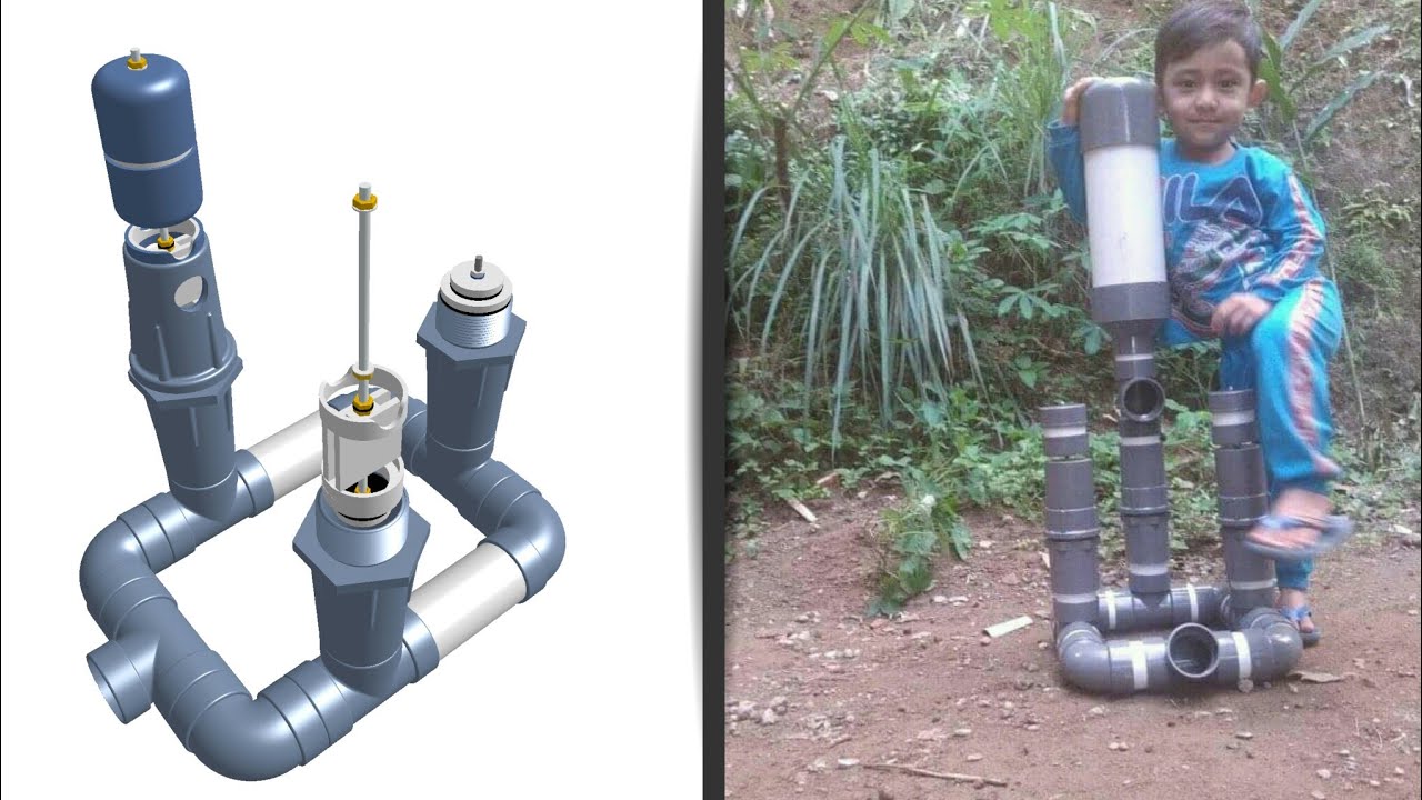 𝐏𝐨𝐦𝐩𝐚 𝐇𝐢𝐝𝐫𝐚𝐦 𝐏𝐕𝐂 𝐃𝐨𝐛𝐞𝐥 𝐏𝐨𝐰𝐞𝐫 - 𝐃𝐞𝐬𝐢𝐠𝐧 3𝐃 - YouTube