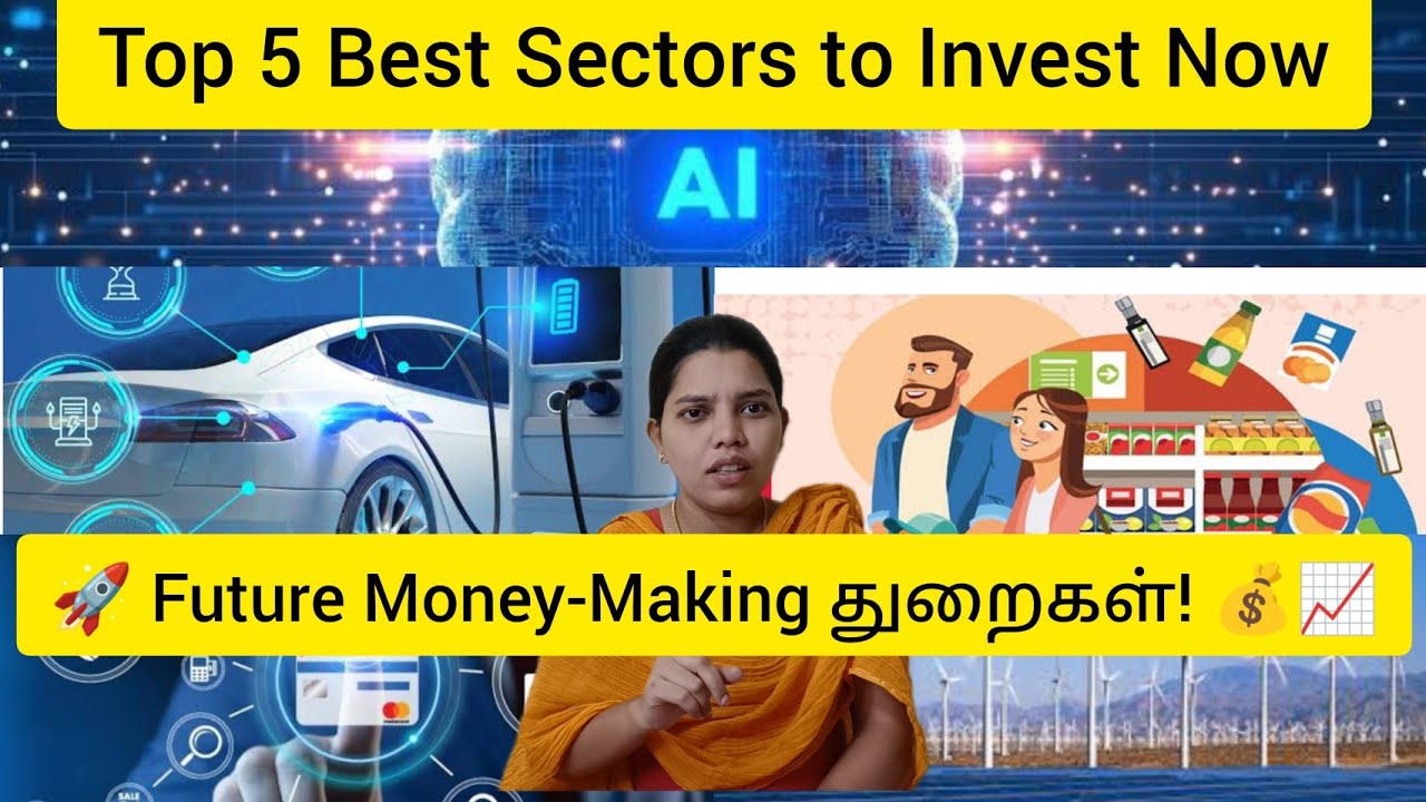 🚀 Top 5 Sectors to Invest in Now & Future! 📈💰 | Best Growth Sectors ...