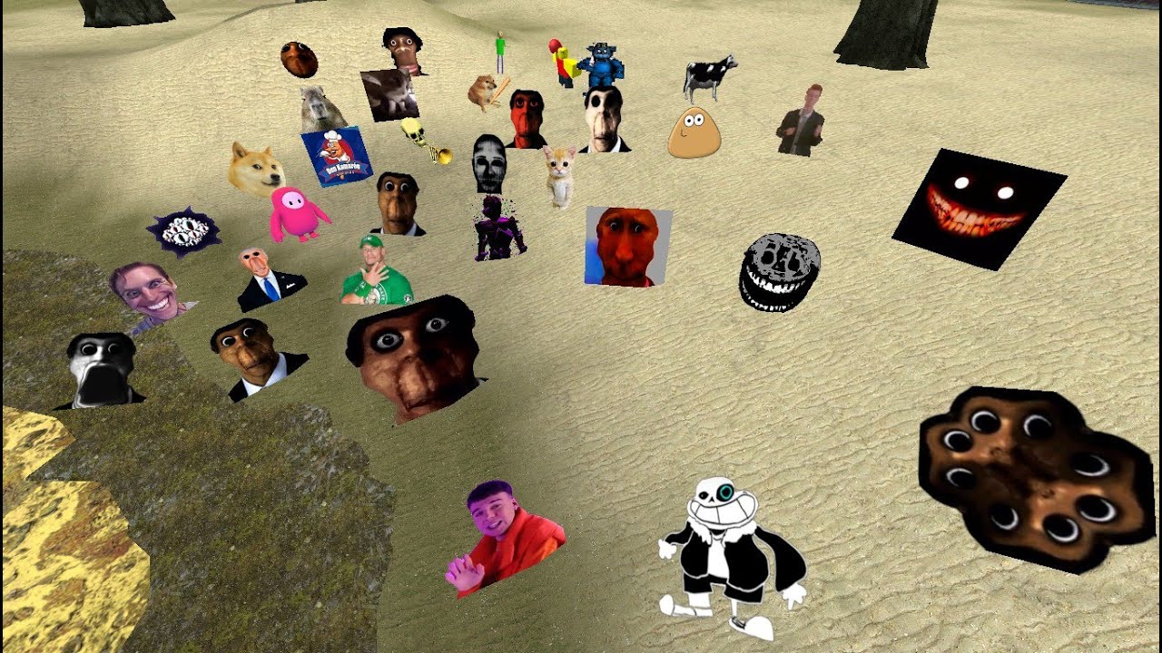 ALL FULL NICO'S NEXTBOT, 2D NEXTBOTS, OBUNGA NETBOT NEW UPDATE In Garry ...