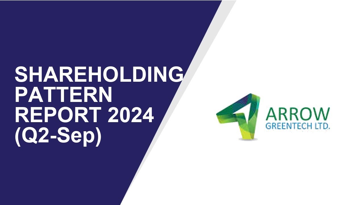 Arrow Greentech Shareholding Pattern | Q2-Sep Report 2024 ...