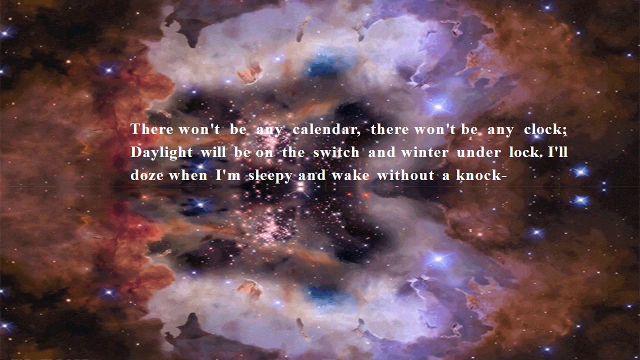 Off to Outer Space Tomorrow Morning Poem -8 - YouTube