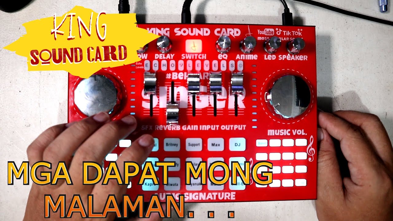 KING SOUND CARD | PART 2 | SPECIAL FEATURES - YouTube