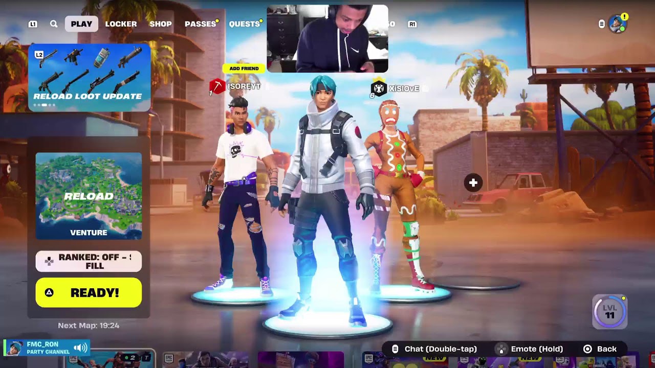 RON FINALLY RETURNS LIVE STREAM!! FORTNITE #RERON - YouTube