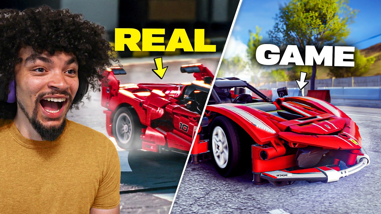 Can We Drift A LEGO Technic Ferrari FXX K FOR REAL?! - YouTube