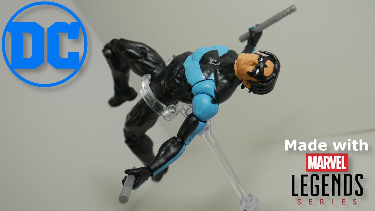 Custom Nightwing Action Figure (Made with Marvel Legends) - YouTube
