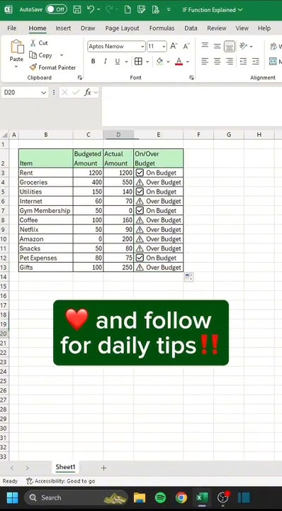 How To Learn Excel ll Advance Excel #spreadsheetmagic #excel #spreadsheets #exceltips #learn # ...