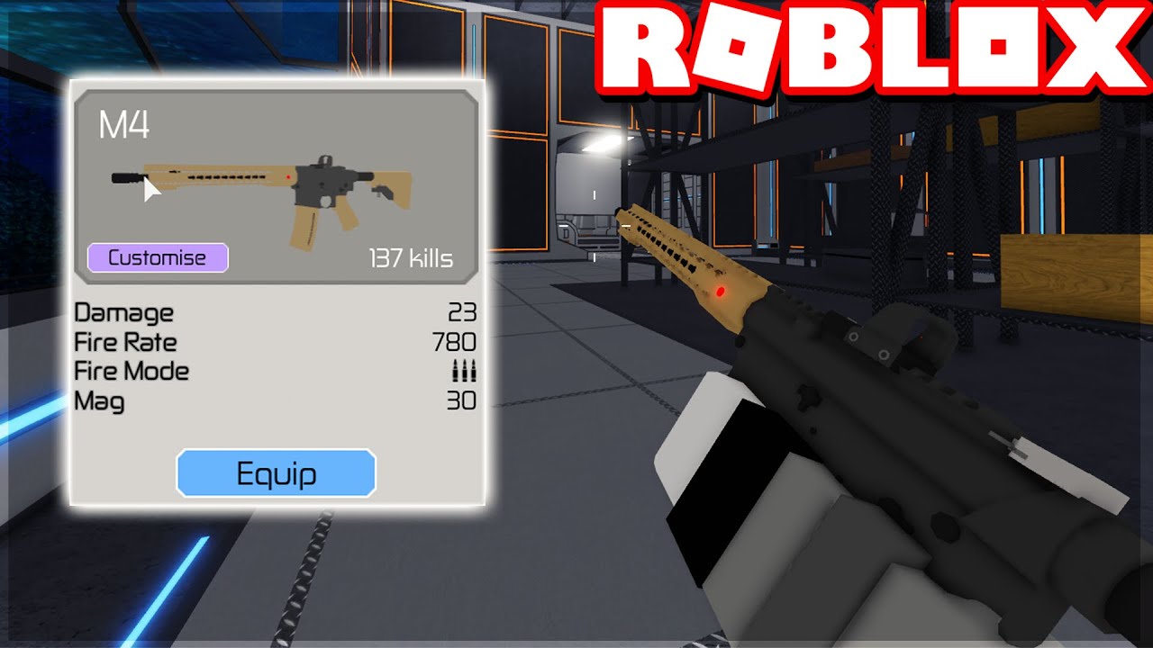 THE M4 IS THE BEST WEAPON IN ENERGY ASSAULT (Roblox) - YouTube