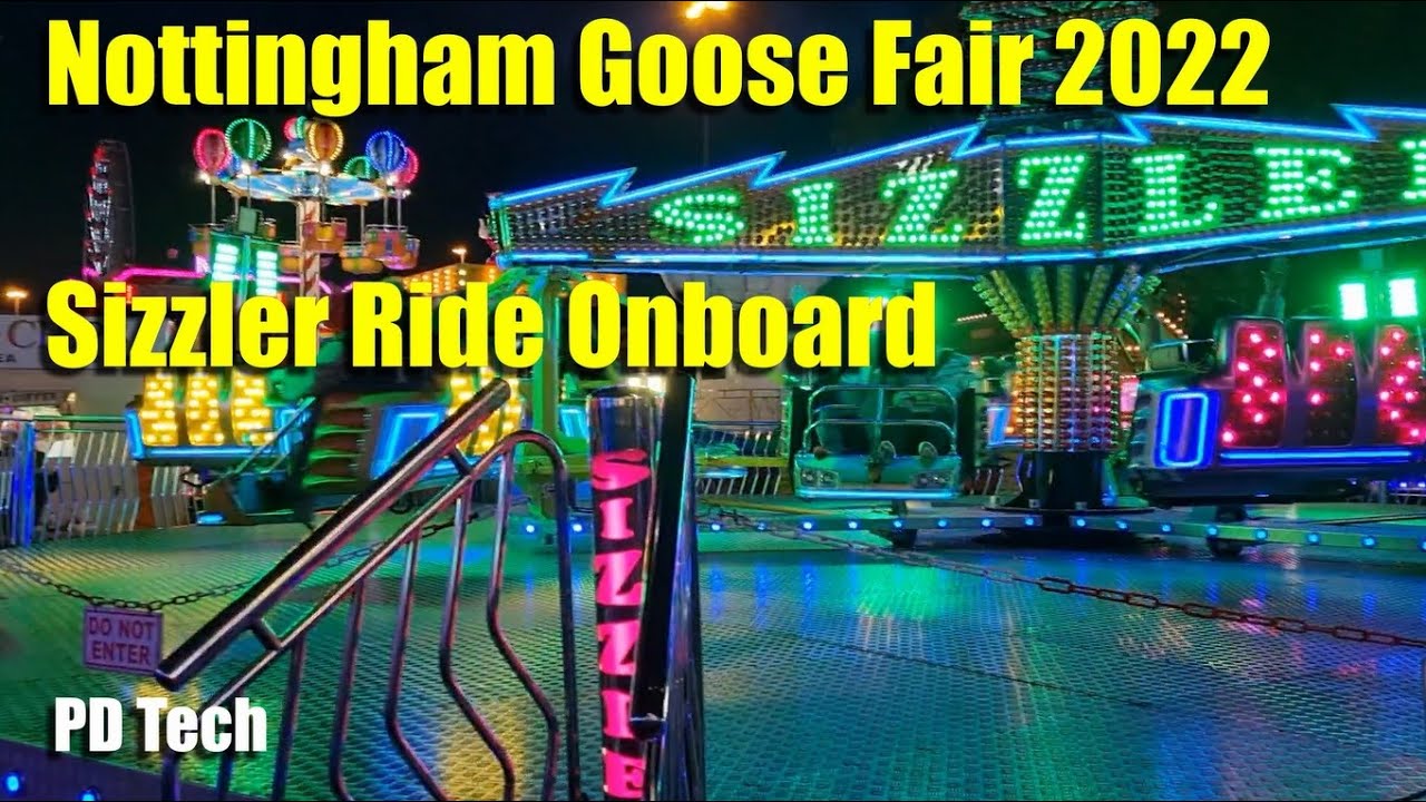 Sizzler Ride Onboard - Nottingham Goose Fair 2022 - YouTube