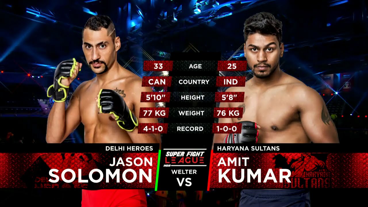 Super Fight League | Jason Solomon vs Amit Kumar | SFL - YouTube