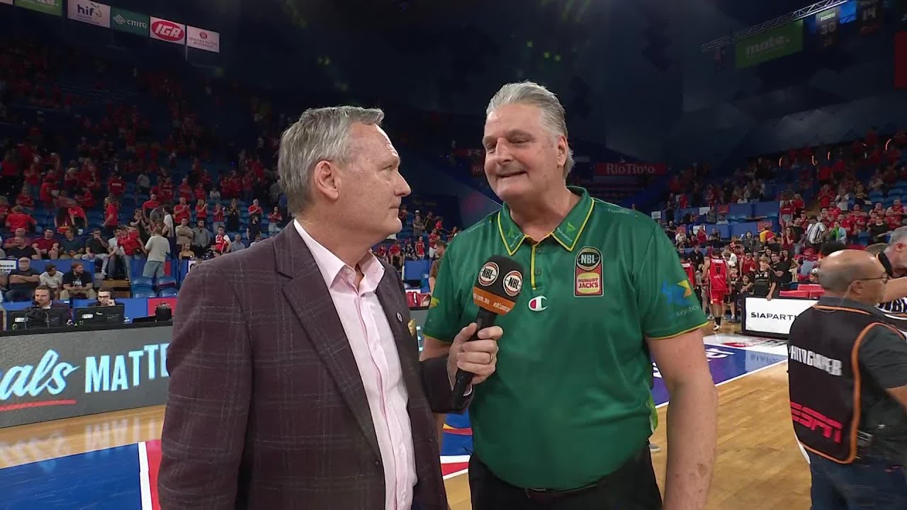 Scott Roth post-game interview vs Perth Wildcats - Playoffs Game 3 ...