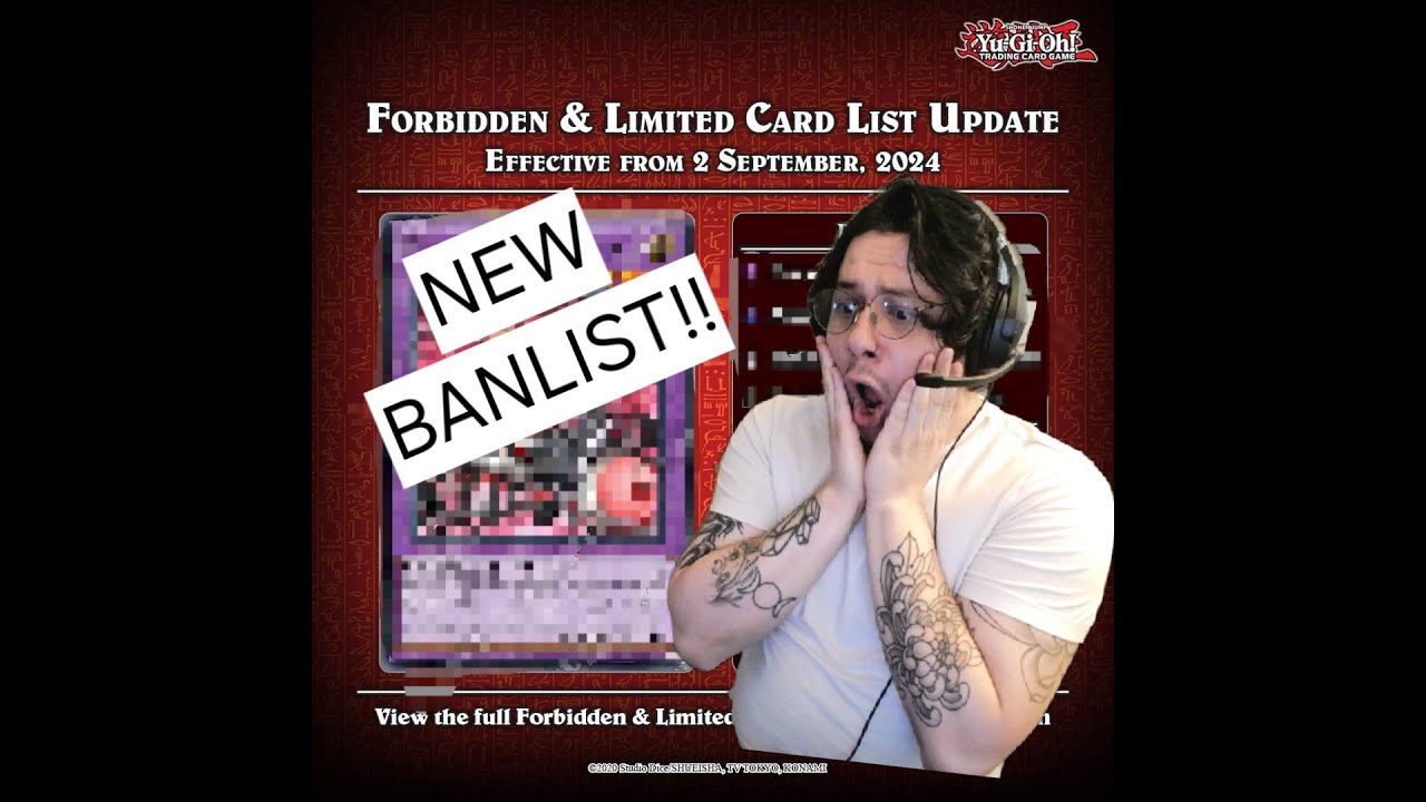 NEW BAN LIST!! September 2024 Format! | 1-TAKE REACTION! - YouTube