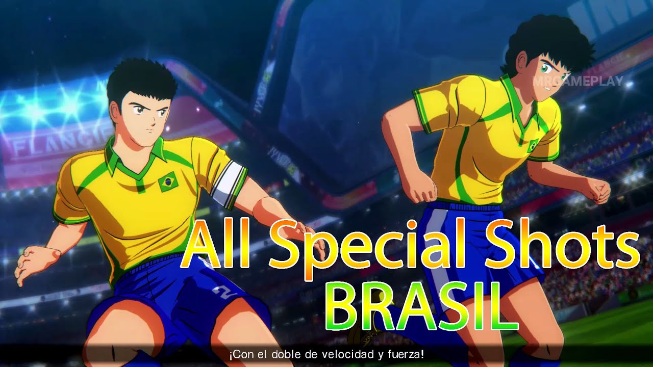 BRASIL - All Special Shots | Captain Tsubasa Rise of the New Champions ...