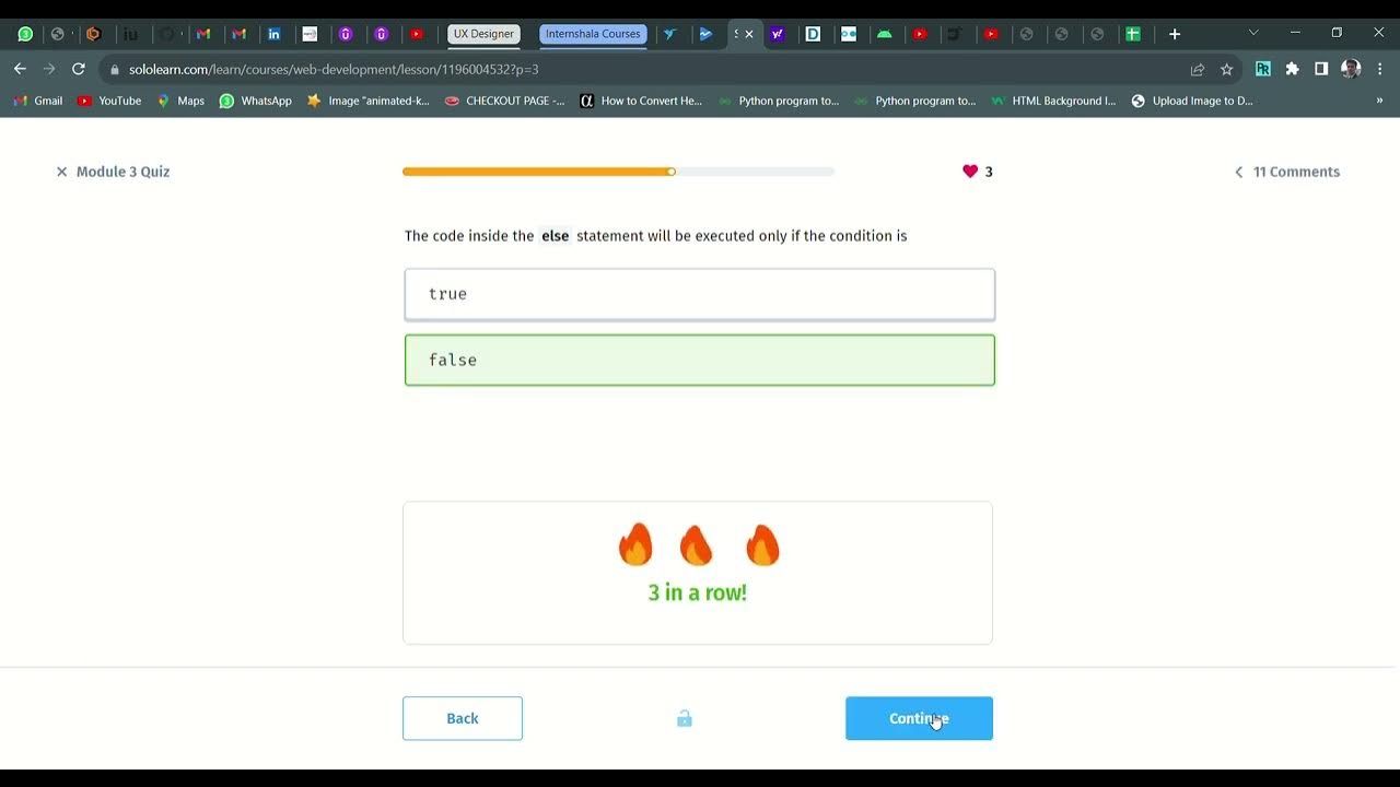 81 Module 3 Quiz | Web Development | Sololearn Answers - YouTube