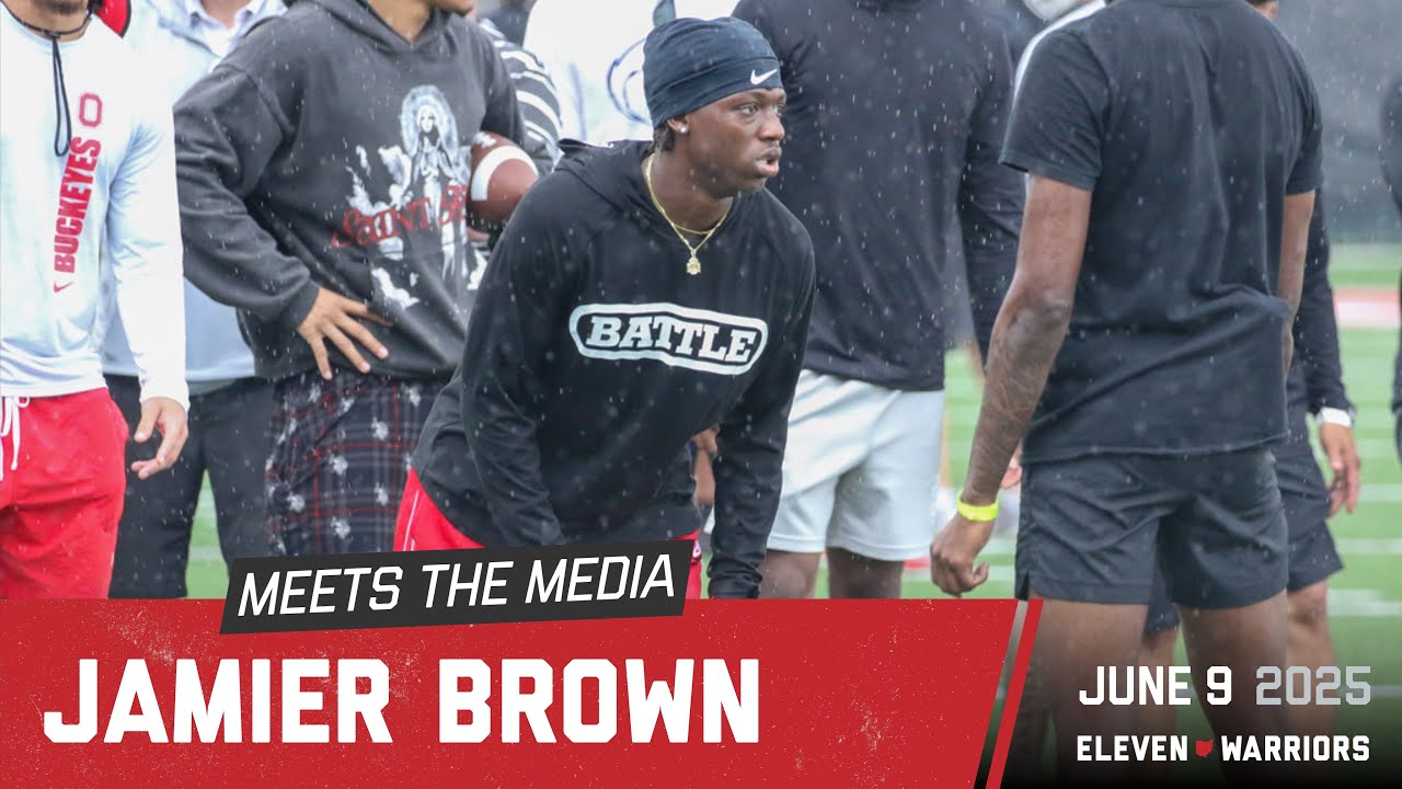 Jamier Brown talks camp competition, building relationship with future ...