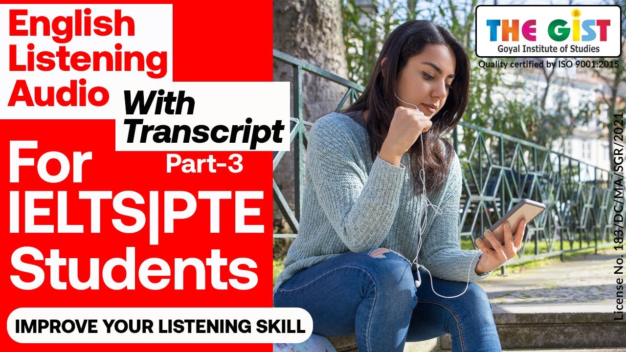 English Listening Audio with Transcript | Part-3 | Podcast | THE GIST ...
