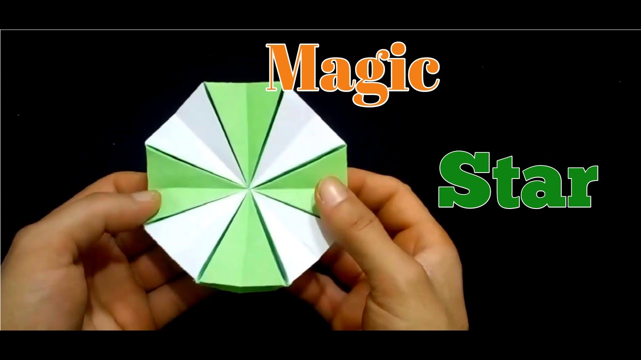 How To Make a Paper Magic Star - Origami - YouTube